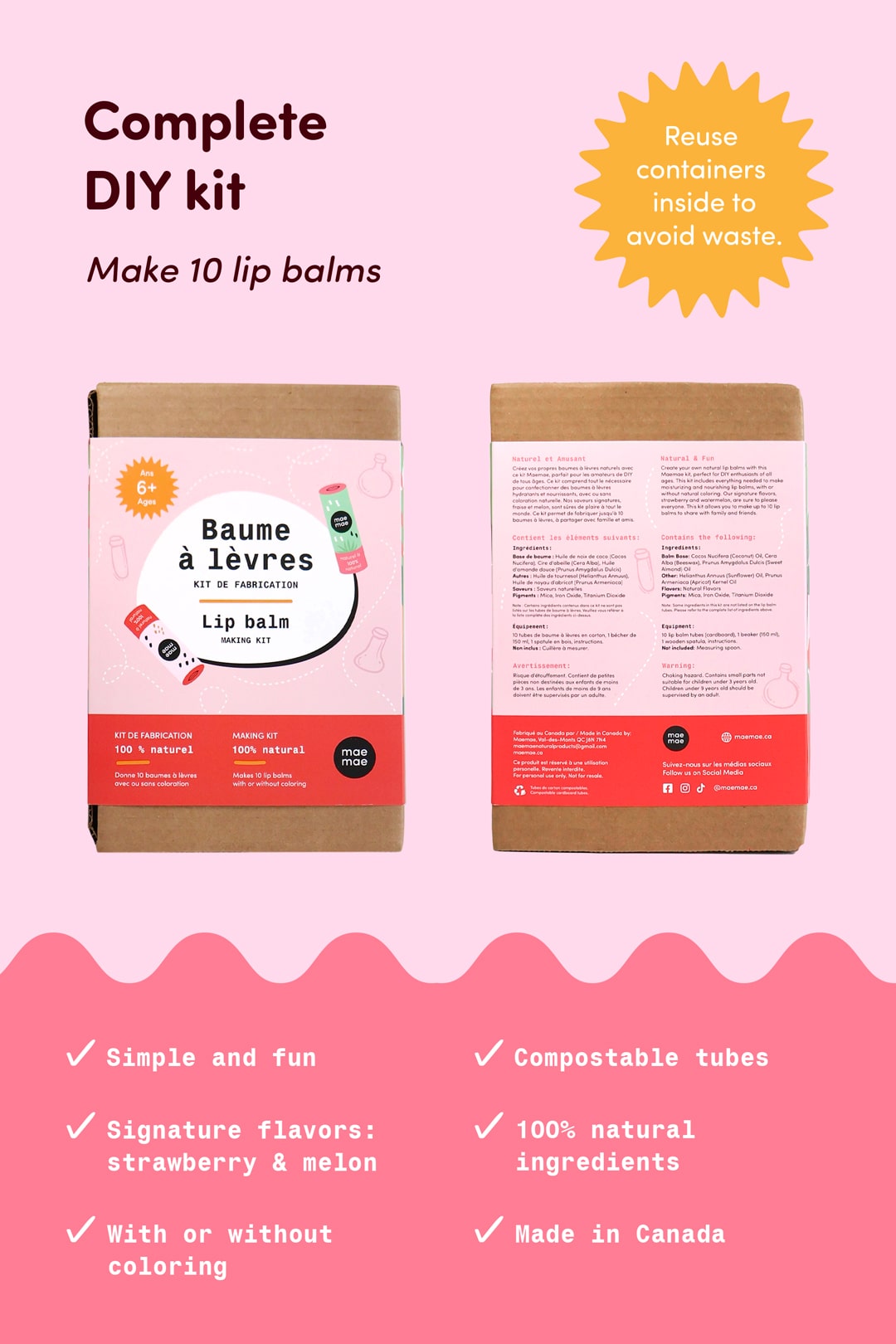 DIY Lip Balm Kit – Maemae Natural Products