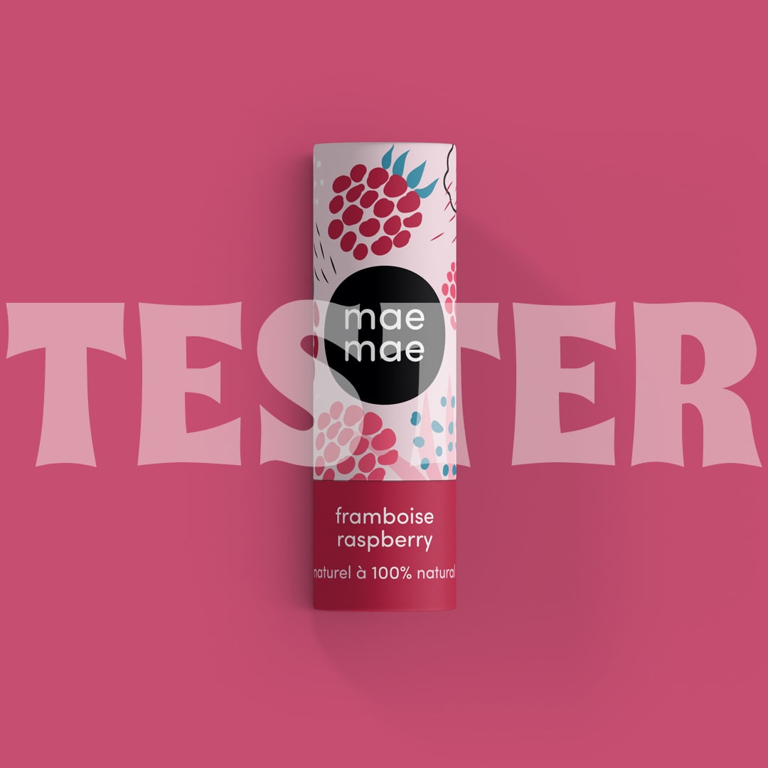 Raspberry Natural Lip Balm - Tester – Maemae Natural Products